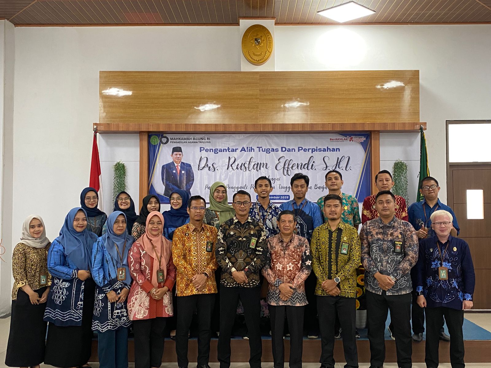 Pengantar Alih Tugas dan Perpisahan Bapak Drs. Rustam Effendi, S.H.I.